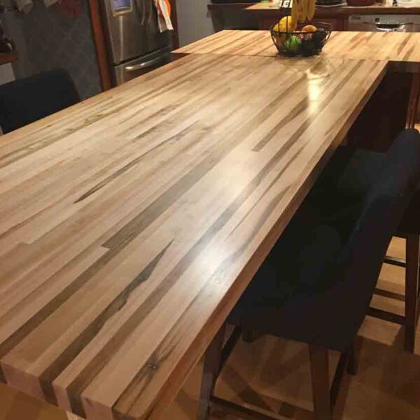 Butcher Block Countertop – Edge Grain – Tooill Cabinets